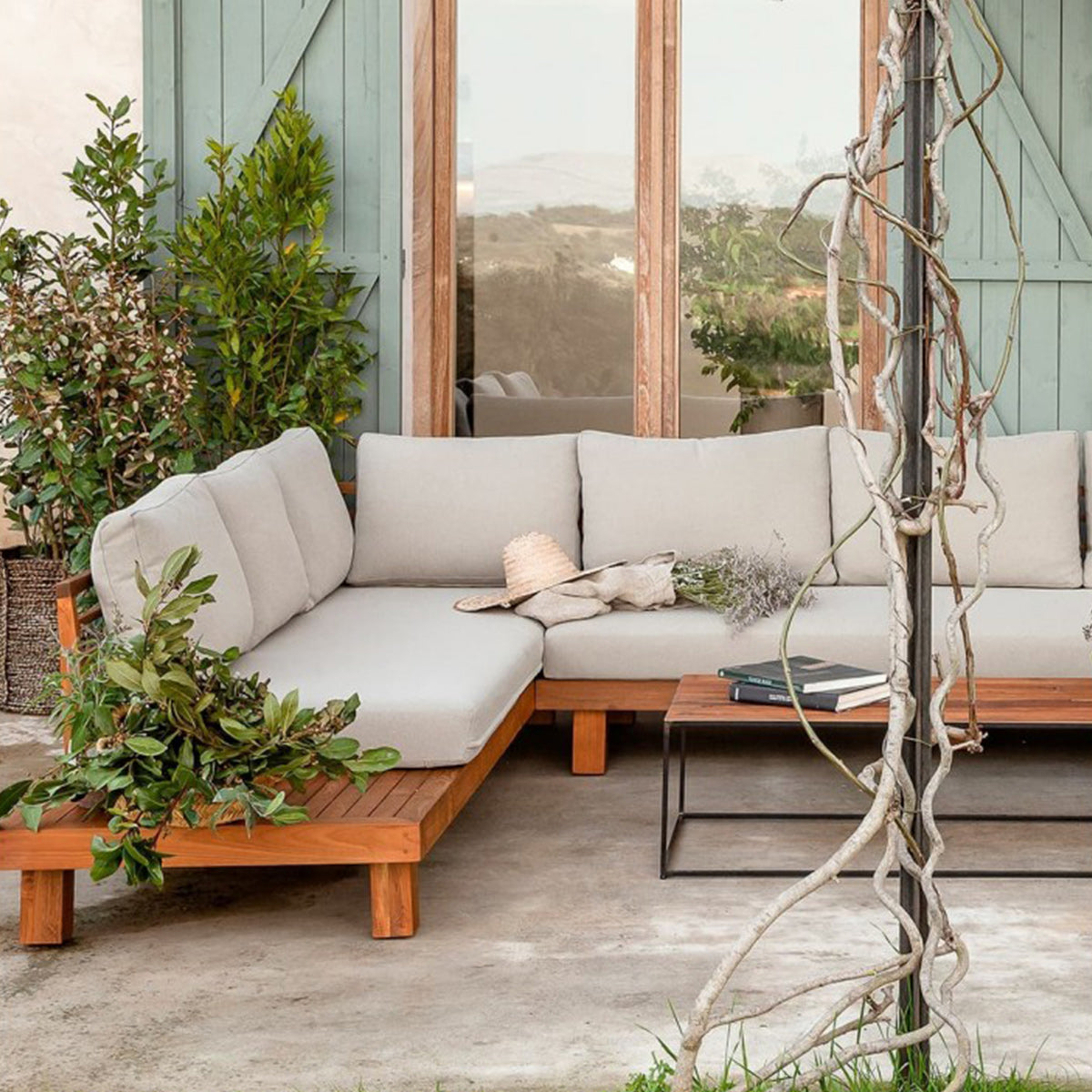 Strauss Natural Outdoor Sofa | Happinez Ibiza
