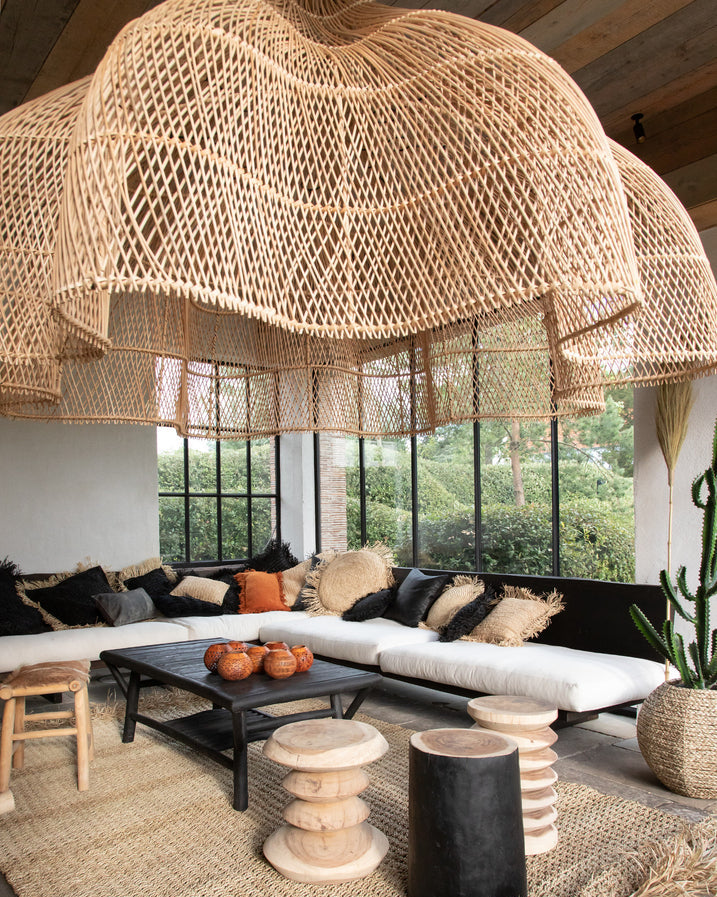 The Whipped Pendant Lamp - Natural - XXL | Happinez Ibiza