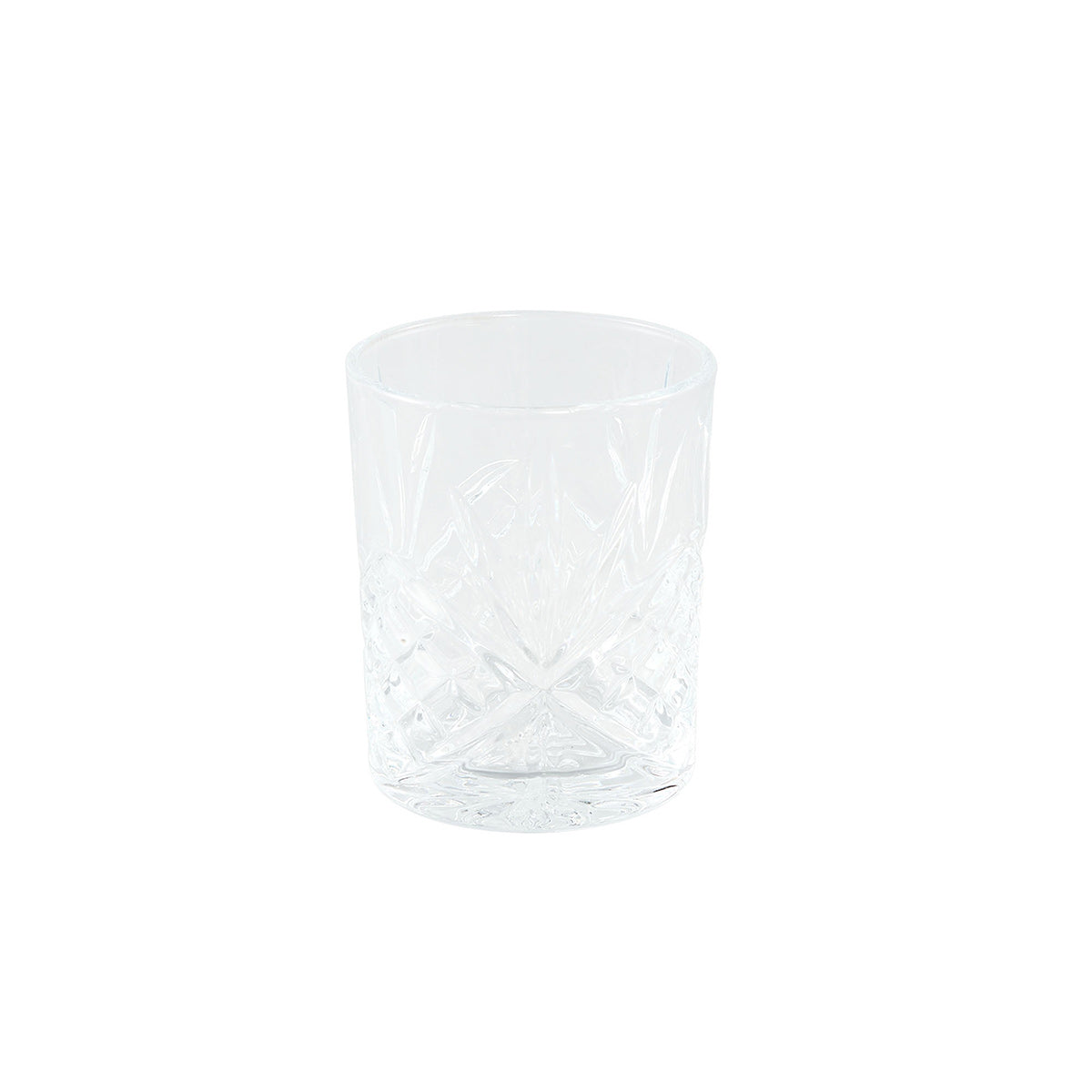 Clear Crystal Round Whisky Glass | Happinez Ibiza